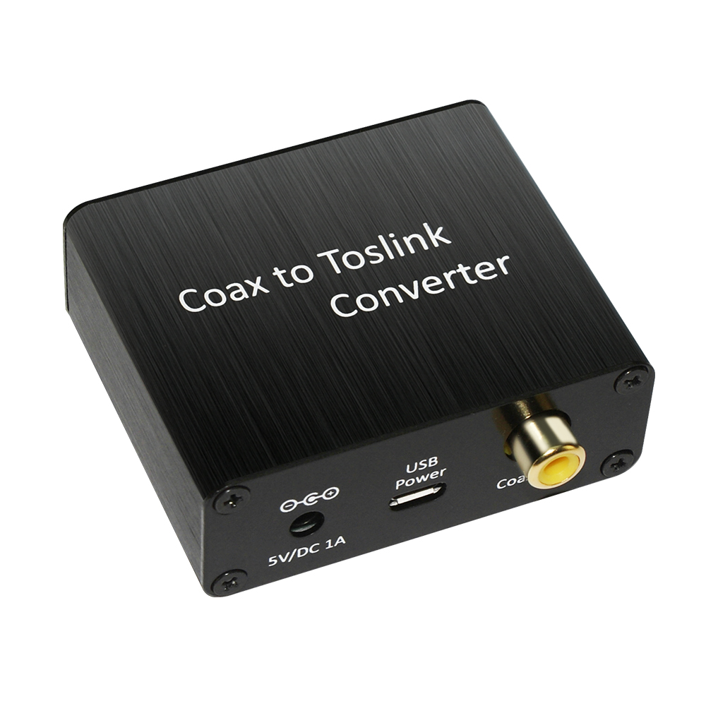 HM-CV039 COAXIAL TO TOSLINK AUDIOCONVERTER - gmaxtech