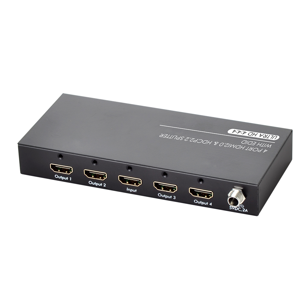 HM-SP104E 1X4 HDMI 4K60HZ & HDCP2.2 SPLITTER WITH EDID - gmaxtech