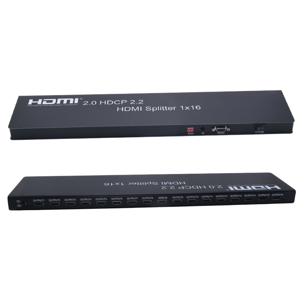 HM-SP116A 1X16 HDMI 4K60HZ SPLITTER 4K 60HZ/HDCP 2.2 - gmaxtech