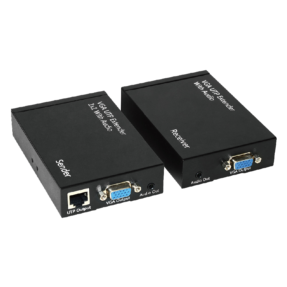 VGA-ET02 VGA UTP EXTENDER WITH AUDIO - gmaxtech